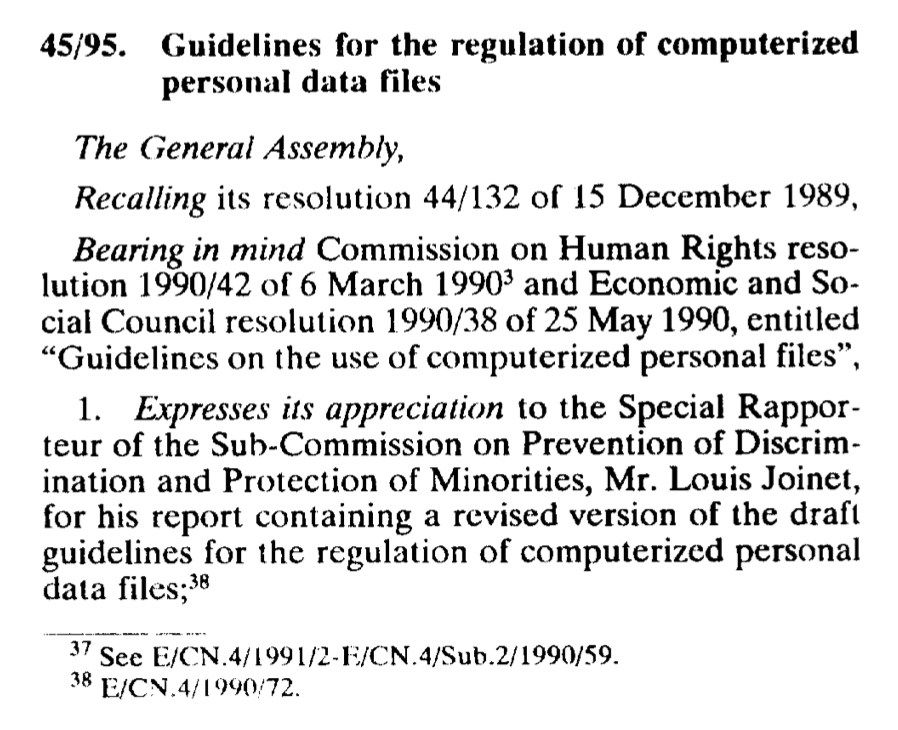 History of data protection: 1990 – Gloria González Fuster